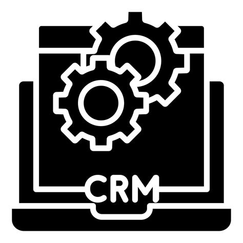 CRM Automation Icon Line Vector Illustration Vector Art At Vecteezy