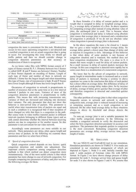Congestion Detection For Video Traffic Pdf