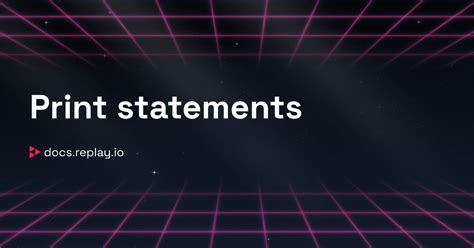 Filip Hric On Linkedin Print Statements Docs