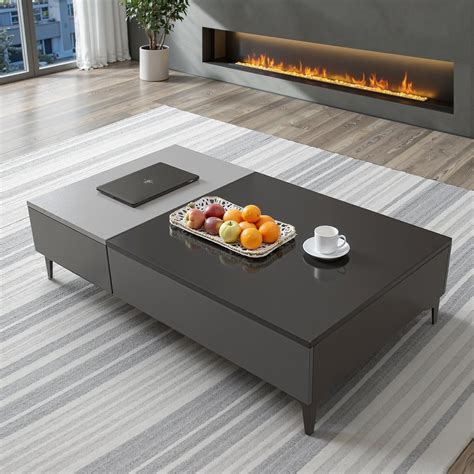 Latitude Run® Nadolyn 51 Lift Top Coffee Table With Hidden Storage