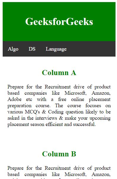 css mise en page du site web stacklima