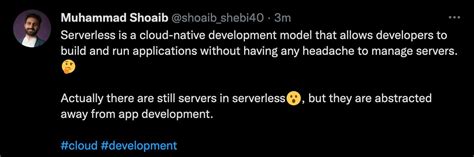 Shoaib Shebi On Linkedin Cloud Development