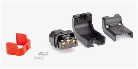 IEC LOCK IEC MAINS CONNECTOR C Type Female Cable Locking Vertical Up Down Rewireable