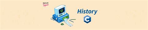 History Of C Language Scaler Topics