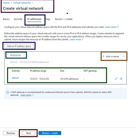 Preparing Az 104 Creating Virtual Networks Vnet From Azure Portal Important Concept