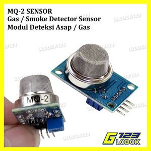 Jual MQ MQ Sensor Deteksi Asap Gas Elpiji LPG Buthane Hydrogen Arduino Jakarta Barat