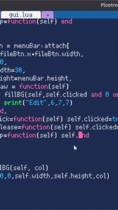 Click Release And Tap Events In Picotron Gui Picotron Gui