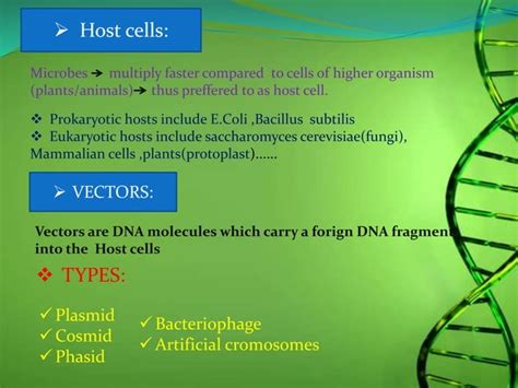 Recombinant Dna Technology Pptx