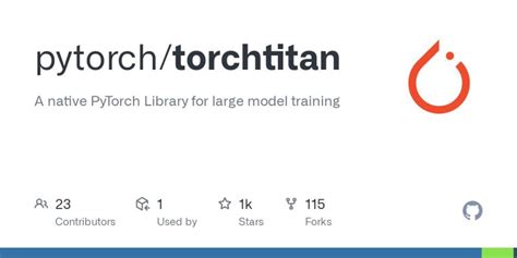 Oleg Bourdo On Linkedin Github Pytorchtorchtitan A Native Pytorch Library For Large Model