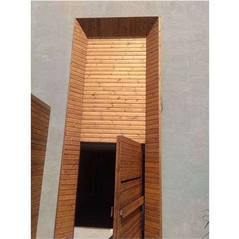 Wooden Exterior Thermopine Wood Wall Cladding Sheet Thickness 6 Mm At