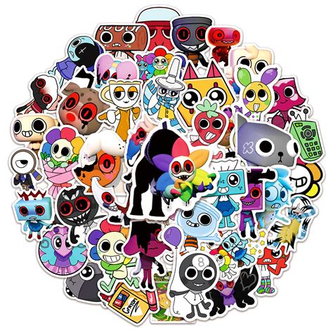50pcs Dandys World Graffiti Stickers Skater Aesthetic Music