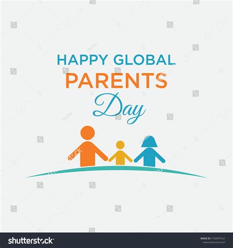 Happy Global Parents Day Logo Vector Stock Vector Royalty Free 1733970161 Shutterstock