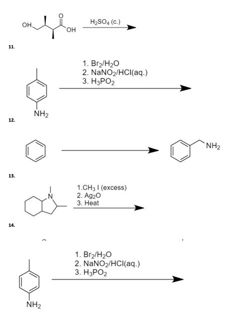 Solved Deduce The Identity Of The Following Compounds From
