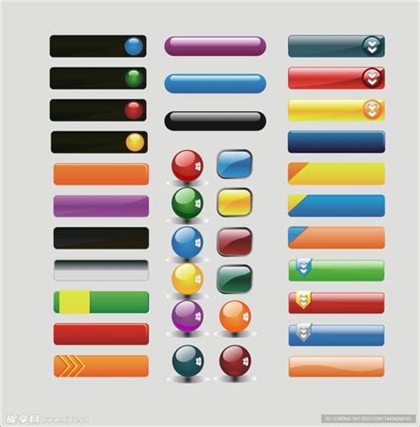 按钮设计图 广告设计 广告设计 设计图库 昵图网