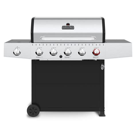 Grillpro Propane Bbq 6 Burners 805 Sq In Black And Stainless