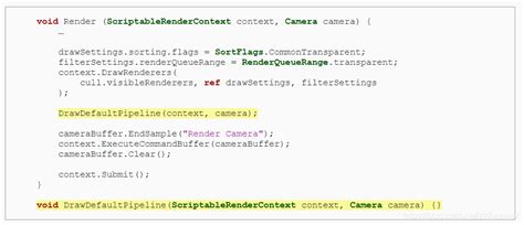 Unity Srp自定义渲染管线 1custom Pipelineunity更改渲染管线 Csdn博客