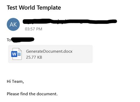 how to generate word document template using power automate crmonce