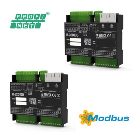 Seneca Modbus TCP IP and Profinet configurable 32 DI DO ZTF Lāsma