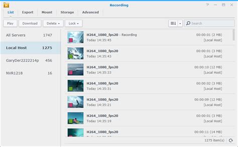 Search A Recording Clip Get Started With Surveillance Station