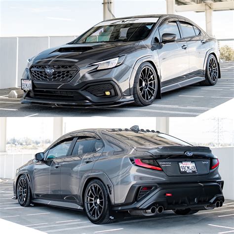 2022 2024 Subaru Wrx Paint Matched Fender Flares S Style Aeroflowdynamics