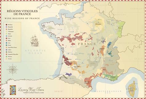 Wine Regions Of France Map At Mandy Mason Blog