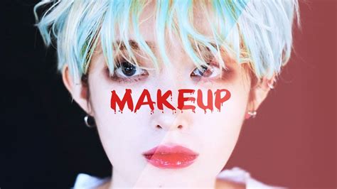 고스펑크족 데일리 무쌍 메이크업 │ 루나문 Youtube
