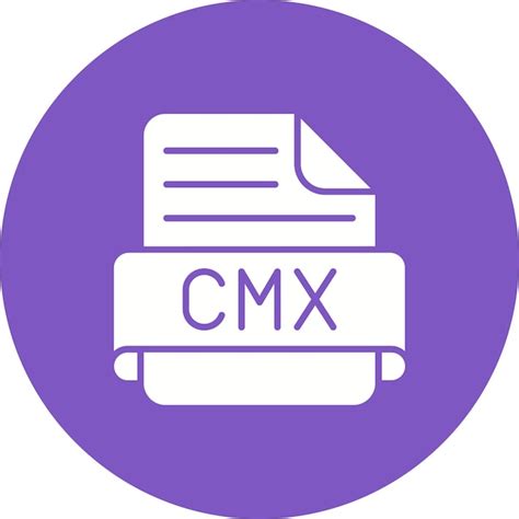 Premium Vector Cmx Icon