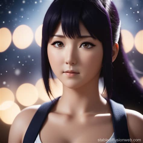 Hinata From Naruto With Enhanced Physique Stable Diffusion Online