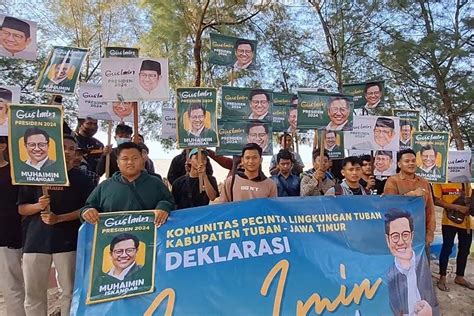 Komunitas Pecinta Lingkungan Tuban Deklarasi Cak Imin Capres 2024