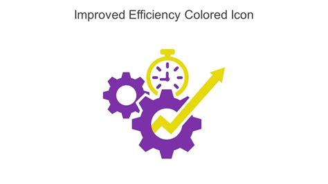 Improved Efficiency Colored Icon In Powerpoint Pptx Png And Editable