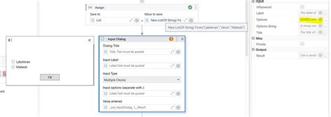 Multiple Choice In Input Dialog Box Help Uipath Community Forum