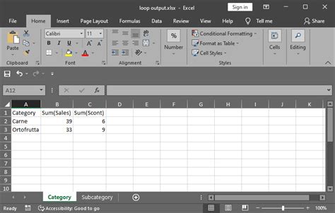 Double Loop To Iterate All The Categories In A Files Columns Knime