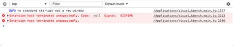 Extension Host Terminated Unexpectedly With Sigpipe · Issue 1845 · Microsoftvscode Go · Github