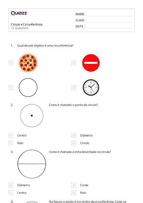 Ficha Mat6 Circunferência🍯 Descobrindo A Cultura E A Arte Do Salário