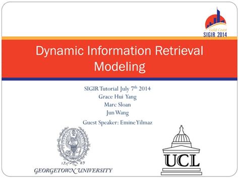 Dynamic Information Retrieval Tutorial Sigir 2015 Pdf