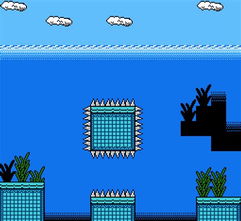 Platformer Asset Tile Set UnderWater Lands NES By Chasersgaming