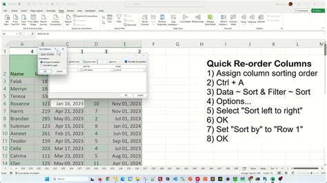 Sort Columns In Excel Without Mixing Data The Easy Way Excel Tips And Tricks Youtube
