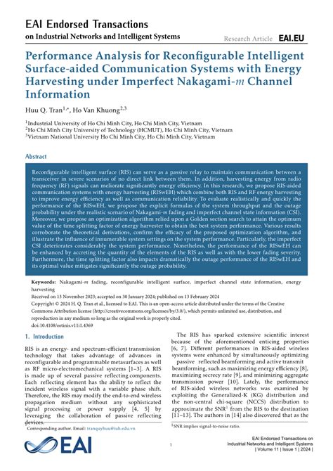 Pdf Performance Analysis For Reconfigurable Intelligent Surface Aided Communication Systems