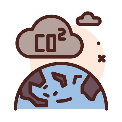 Co2 Cloud Darius Dan Lineal Color Icon