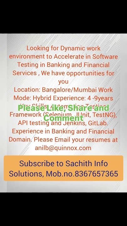 Looking For Automation Testing Automationtesting Testingjobs Youtube