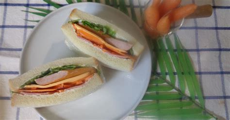 스낵당근으로 만드는 샌드위치