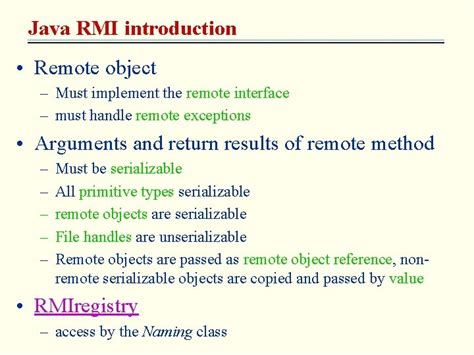 chapter 5 distributed objects and remote invocation introduction