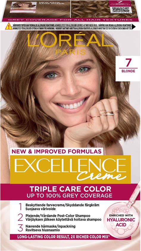 Loreal Paris Excellence Crème Triple Care Color 7 Blonde