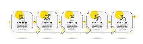 포장 상자 원형 차트 및 소셜 미디어 아이콘 세트 크레인 발톱 기계 표지판 벡터 소셜 네트워킹에 대한 스톡 벡터 아트 및 기타