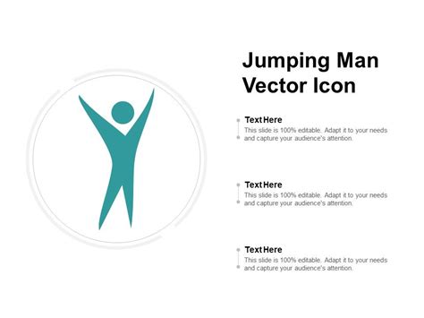 Jumping Man Vector Icon Ppt PowerPoint Presentation Infographics File Formats