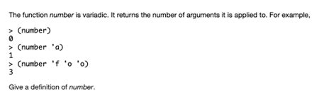 Solved The Function Number Is Variadic It Returns The