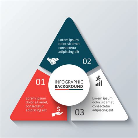 Triangle Infographic Template For Cycling Diagram Graph Presentation