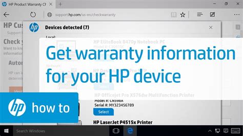 HP PCs Finding Warranty Information HP Support