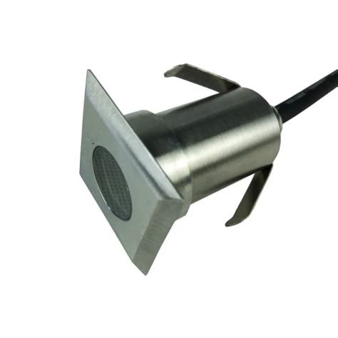 IP68 Mini Square LED Inground Underground Small Recessed Wall Stair Step Lamp Walk Over Floor