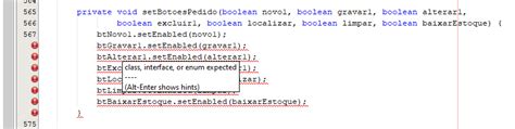 De Repente Centenas De Erros Java Guj